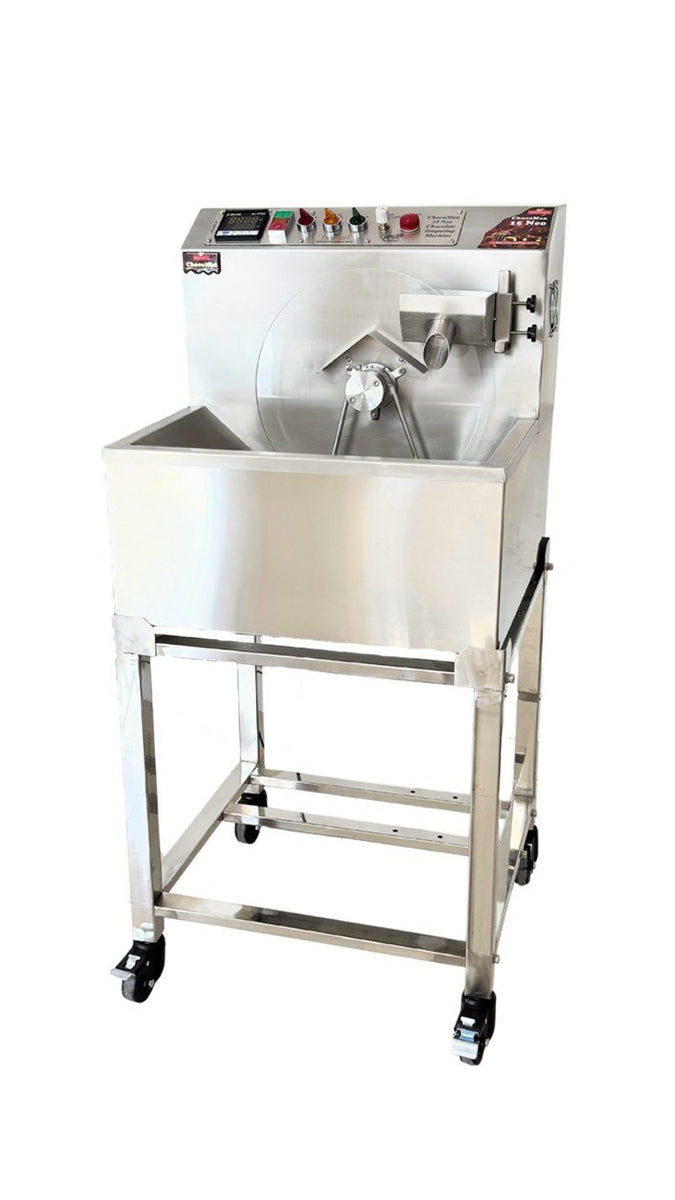 ChocoMan 15 Neo Chocolate Machine with SS Trolley – Mangharam Chocolate ...