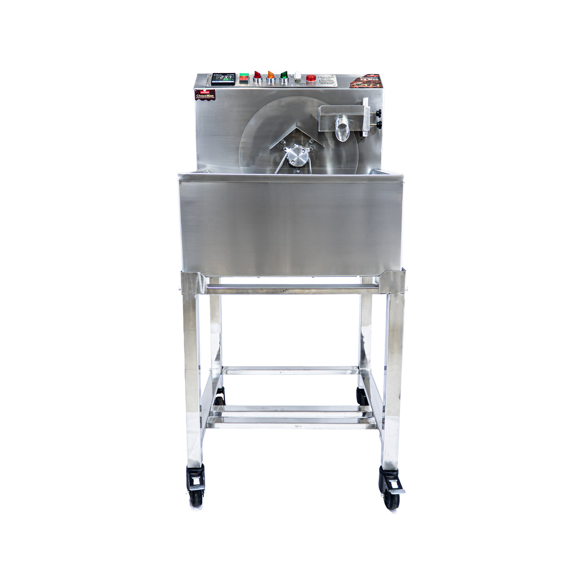 ChocoMan 15 Neo Chocolate Machine with SS Trolley – Mangharam Chocolate ...