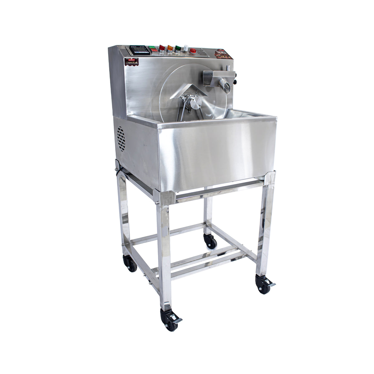 ChocoMan 15 Neo Chocolate Machine with SS Trolley – Mangharam Chocolate ...