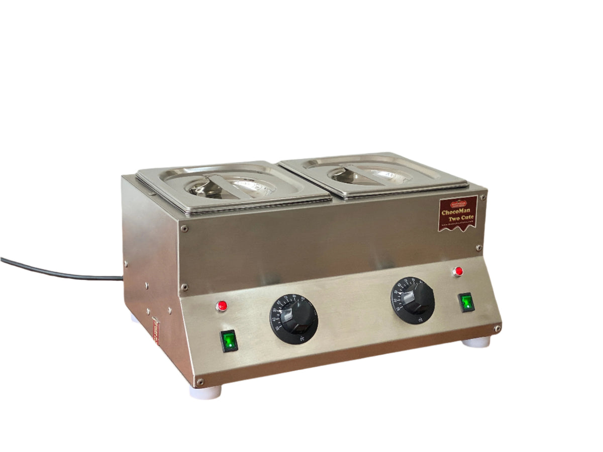 ChocoMan Two Cute Chocolate Melter-Stainless Steel from Mangharam Choc